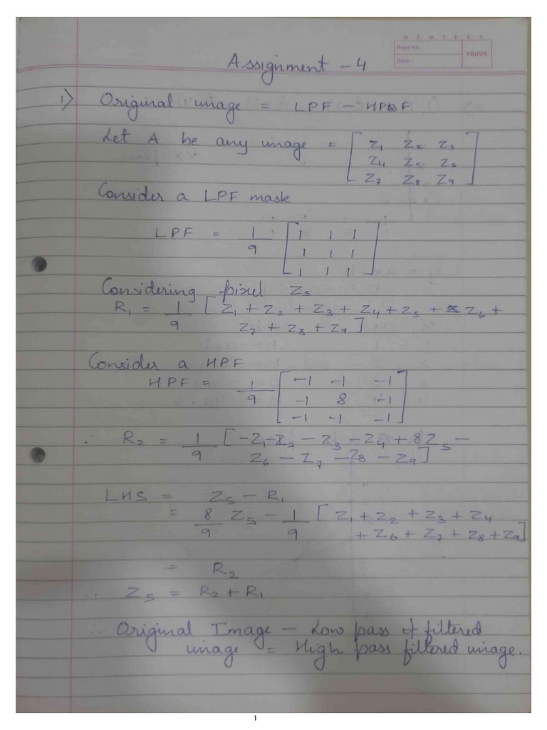 Assignment 4 Solution | PDF