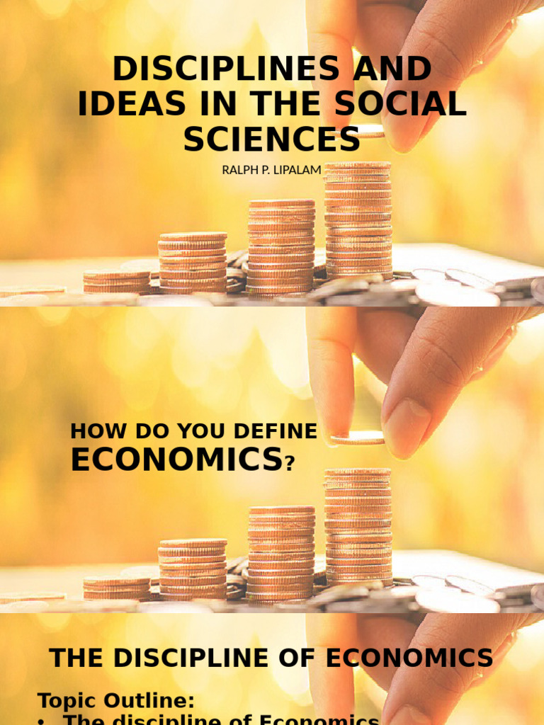 Module 3 - The Discipline of Economics | PDF