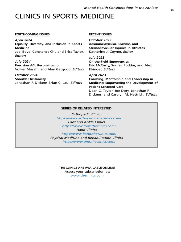 Forthcoming-Issues CSM | PDF