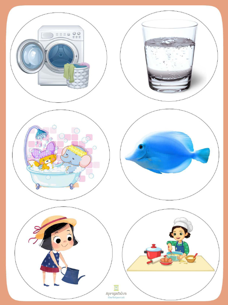 A-viz-felhasznalasa-kepkartyak | PDF