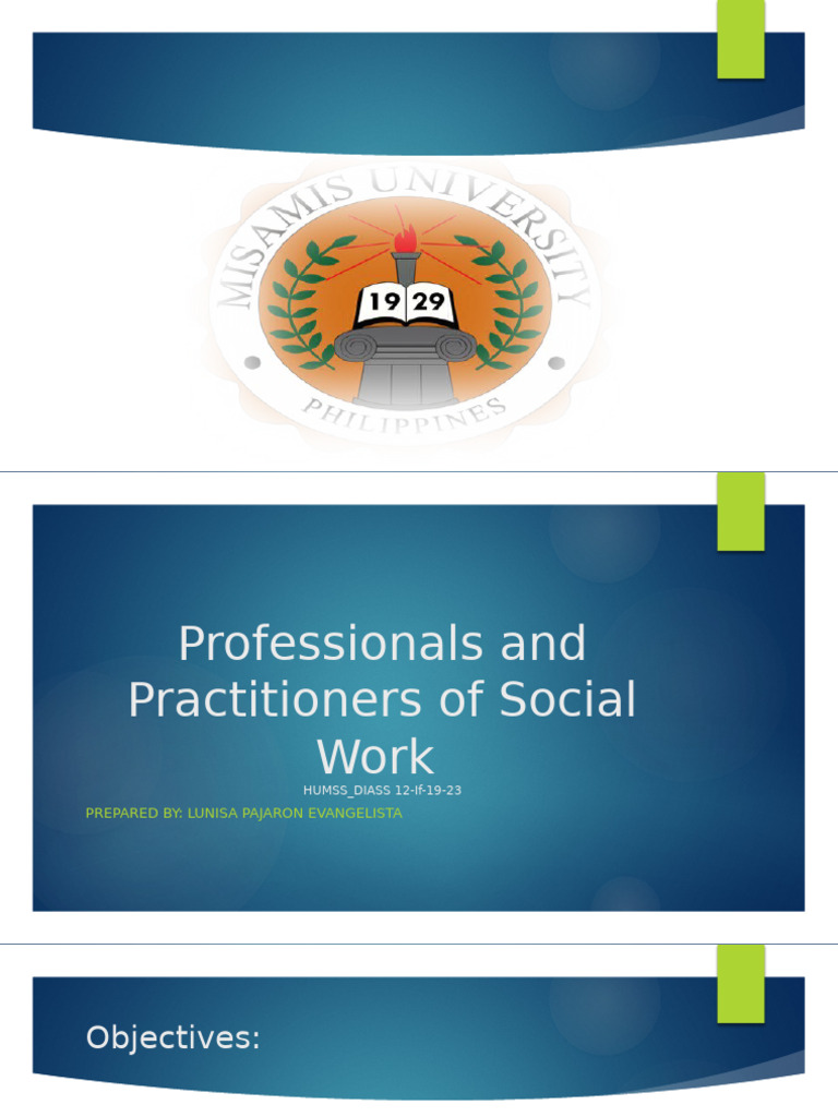 Roles and Specializations of Social Workers | PDF | Social Work ...