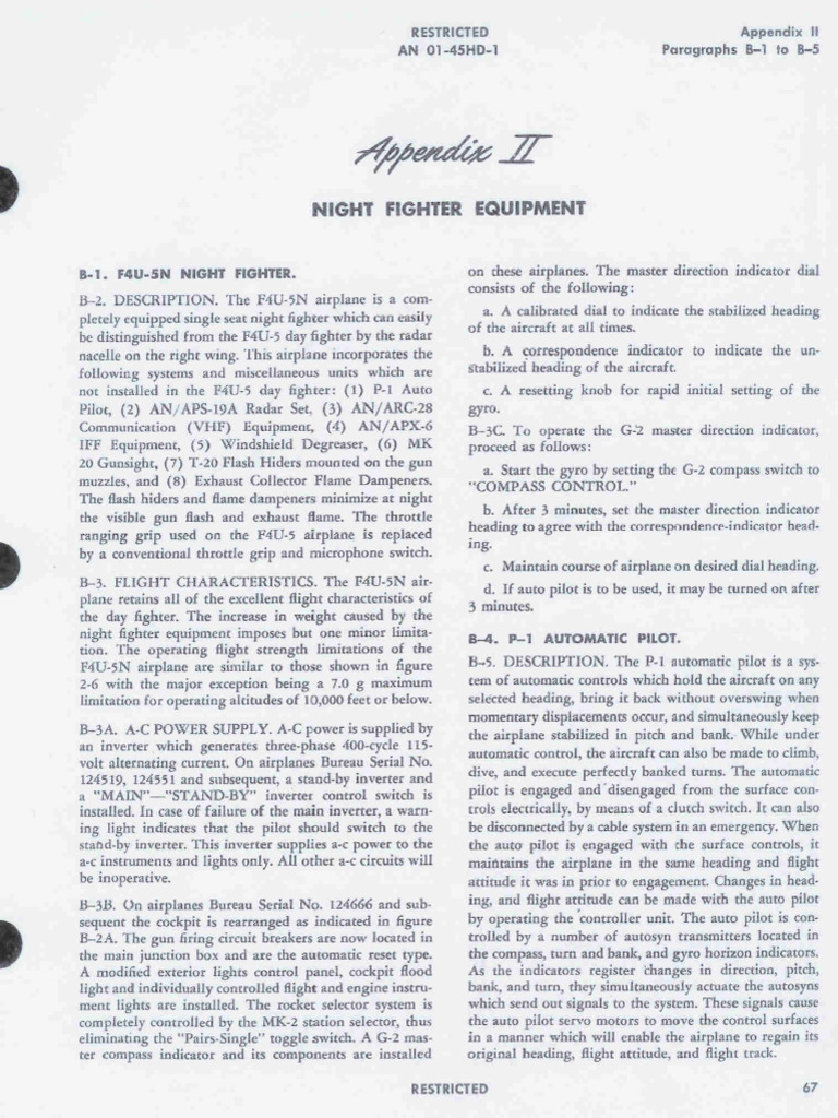 F4U-5N Corsair | PDF