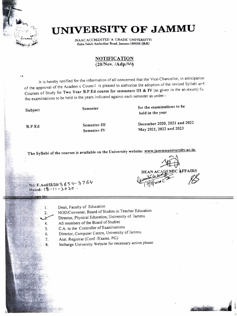Bped Sem 3 | PDF