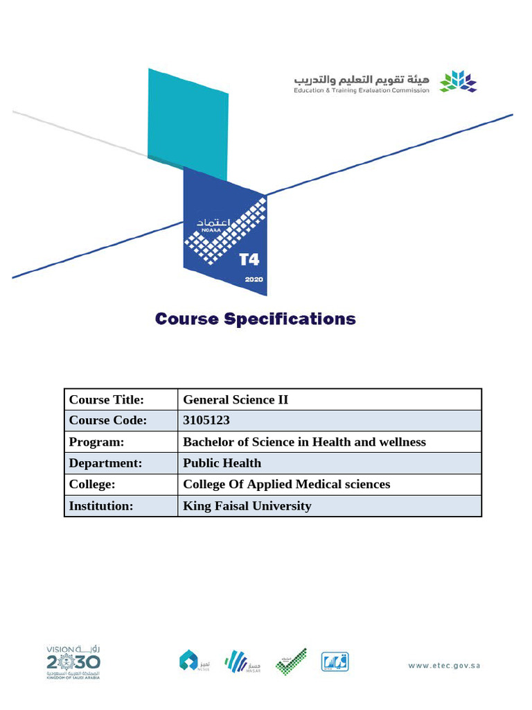 General Science II Course Overview | PDF | Chemistry | Physics