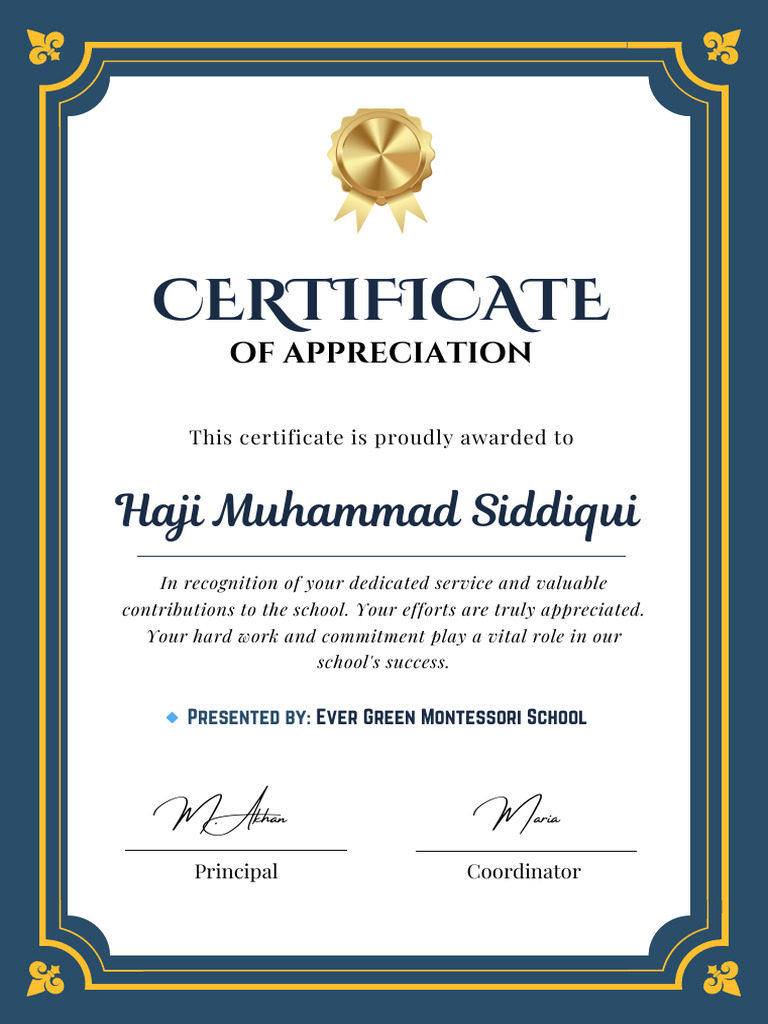 Admin Sir Certificate | PDF