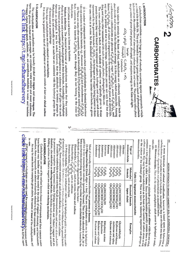 Organic Chemistry Chapter 2 Sem 5 Print... | PDF