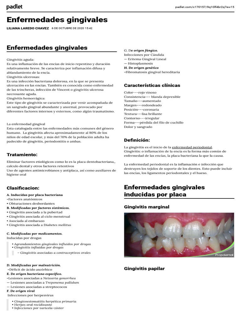 Enfermedades Gingivales: Tipos y Tratamientos | PDF | Leucemia ...
