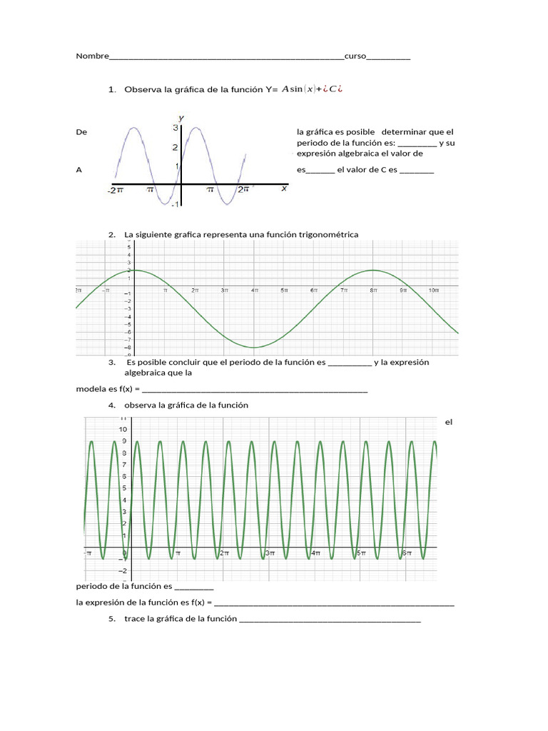 Quiz Trigo Funciones | PDF