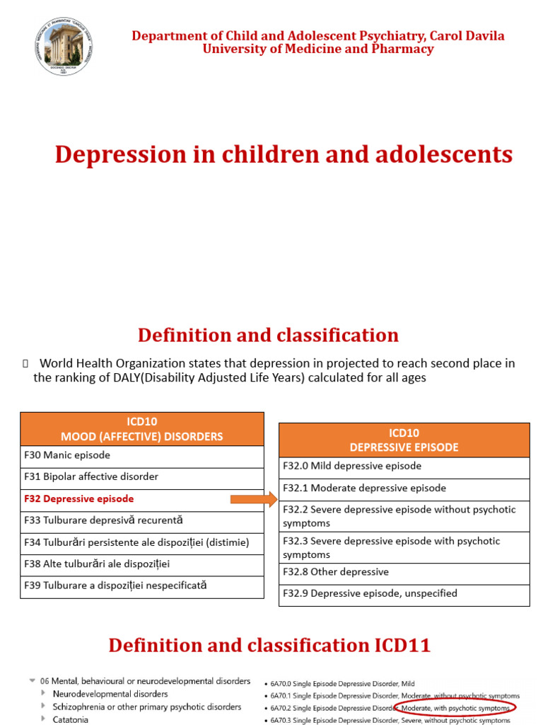 04 Depression in Children and Adolescence.pptx | PDF | Obsessive ...