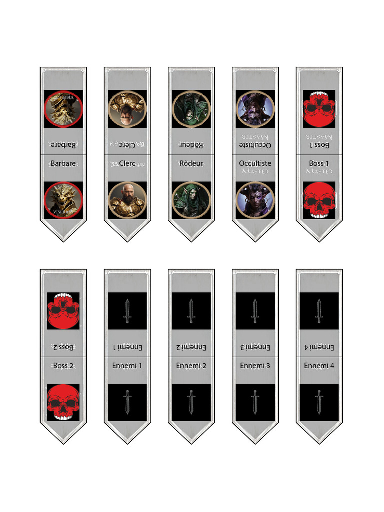 Initiative Tracker for 5E RPG | PDF