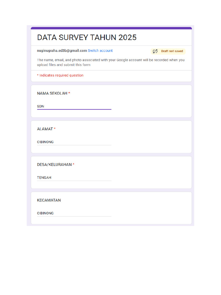 Tata Cara Pengisian Google Form Pdf