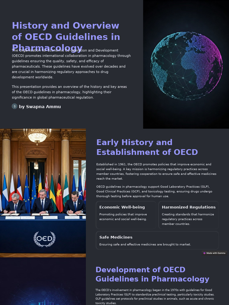 OECD Guidelines in Pharmacology Overview | PDF | Phases Of Clinical ...
