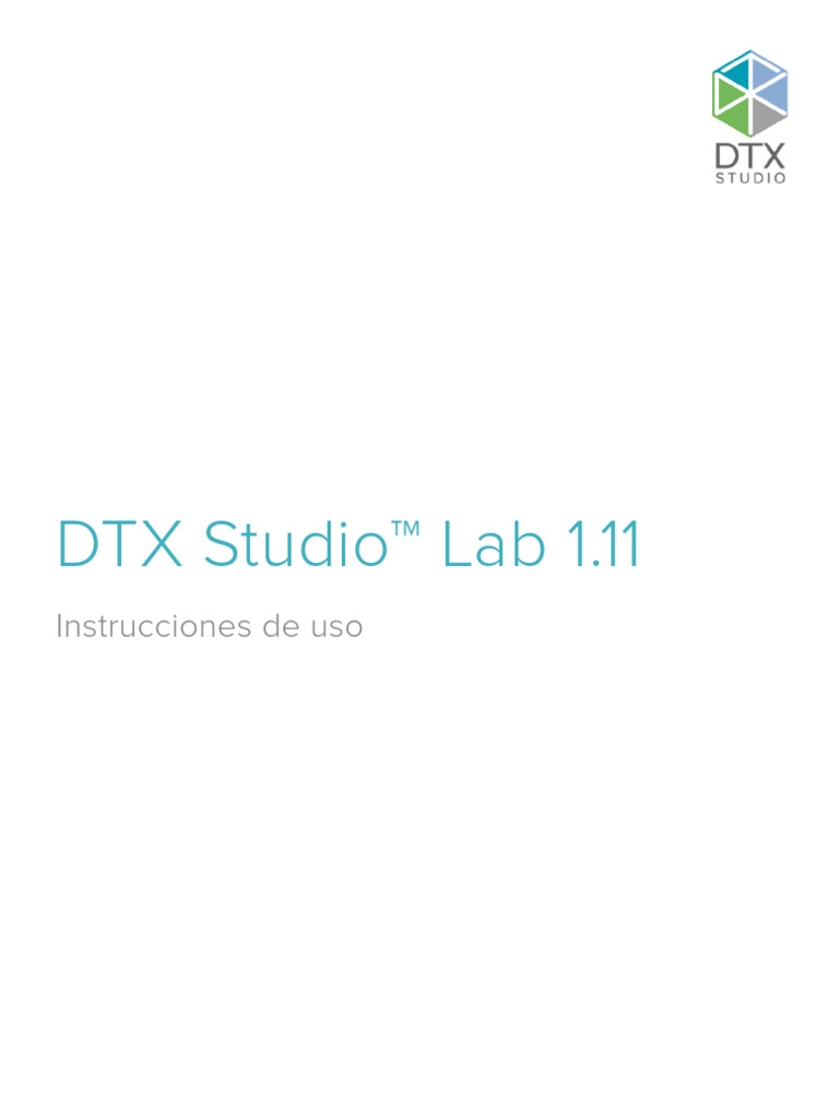 DTX Studio Lab 1.11 ES | PDF | Botón (Computación) | Software