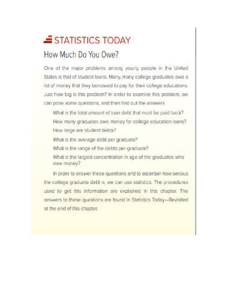 Importance of Statistics in daily life | PDF