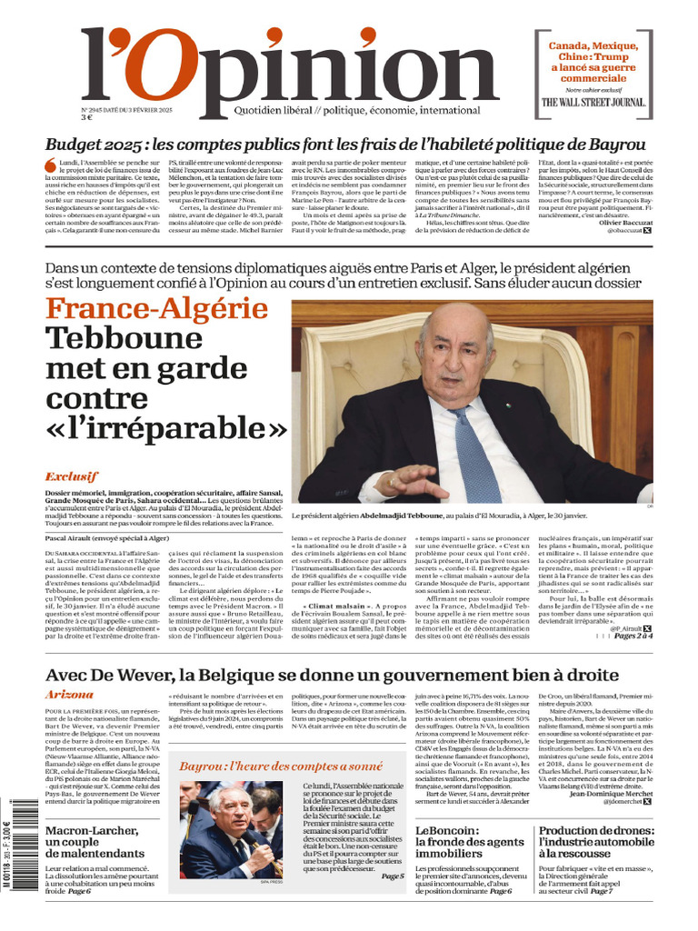 L Opinion - 3 F Vrier 2025 | PDF