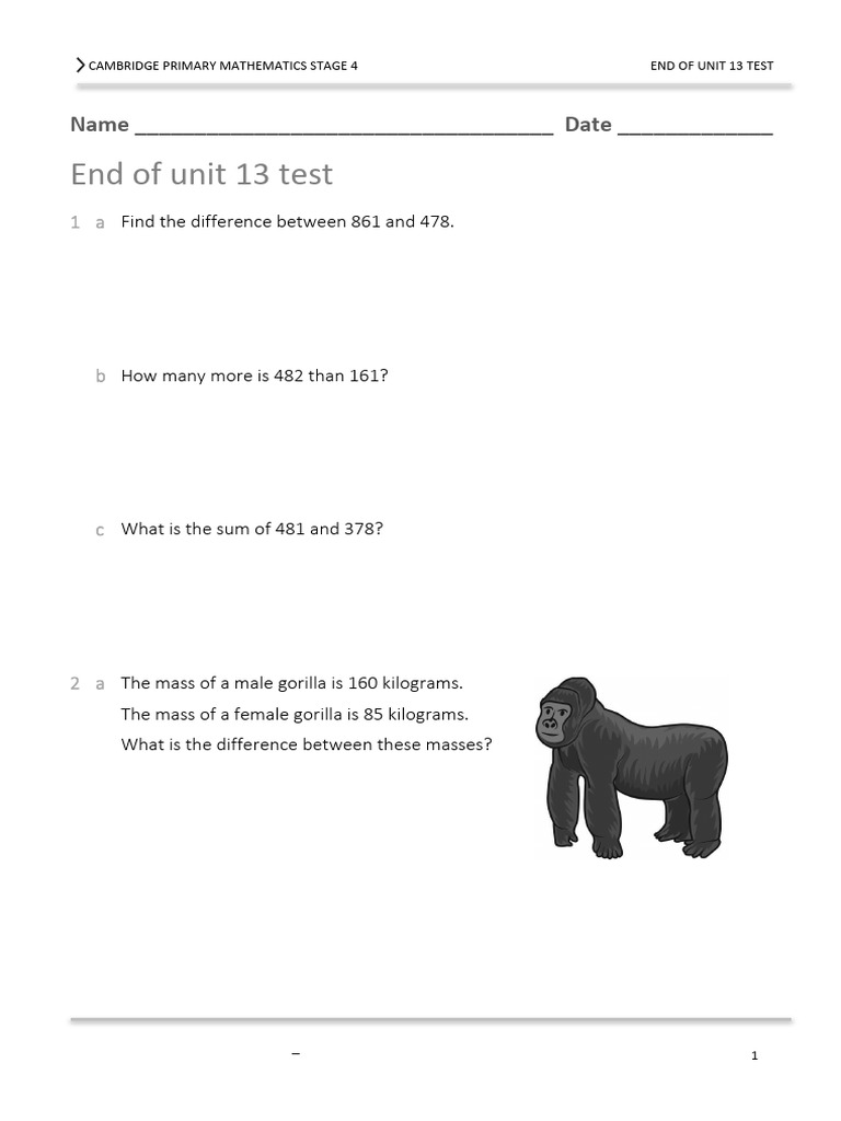 Unit 13 Test | PDF