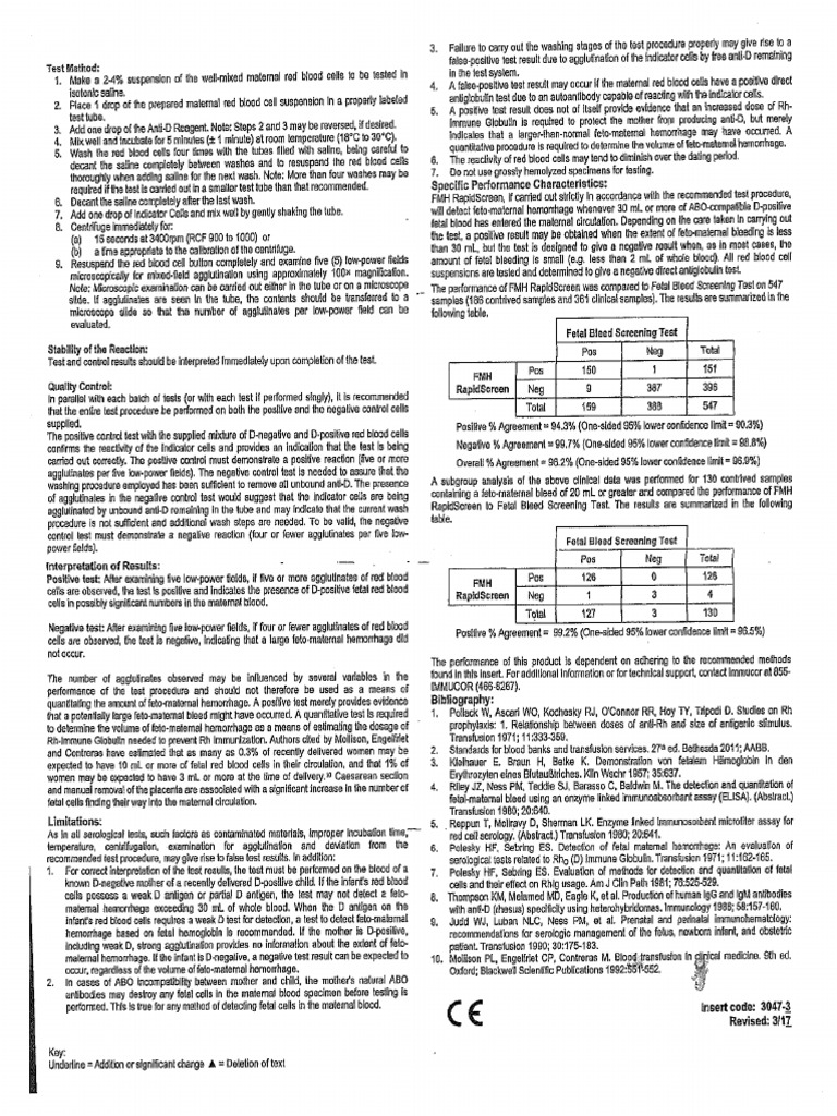 FMH Rapid Screen | PDF