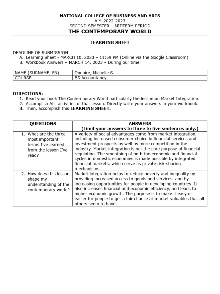 TCW - Asynchronous Task 1 | PDF
