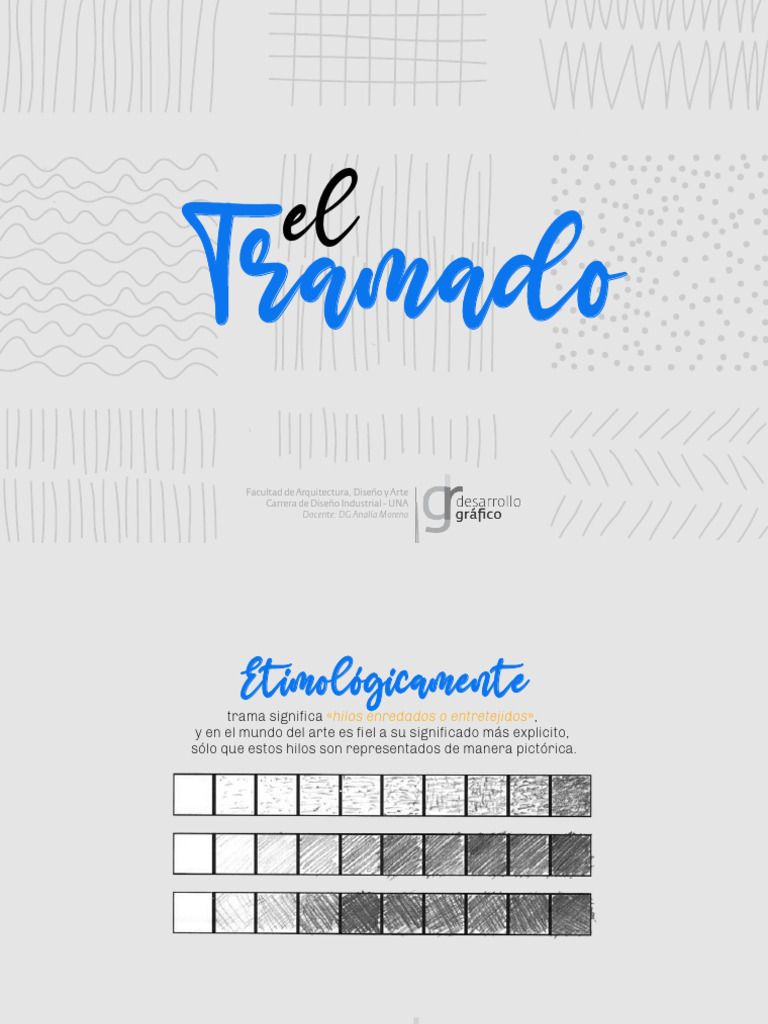 Significado y Tipos de Tramado en Arte | PDF | Diseño | Pinturas