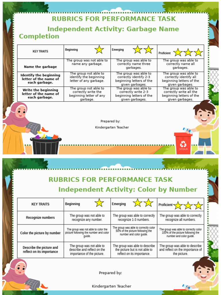 Rubrics For Checking Q4 Week 5 Pdf