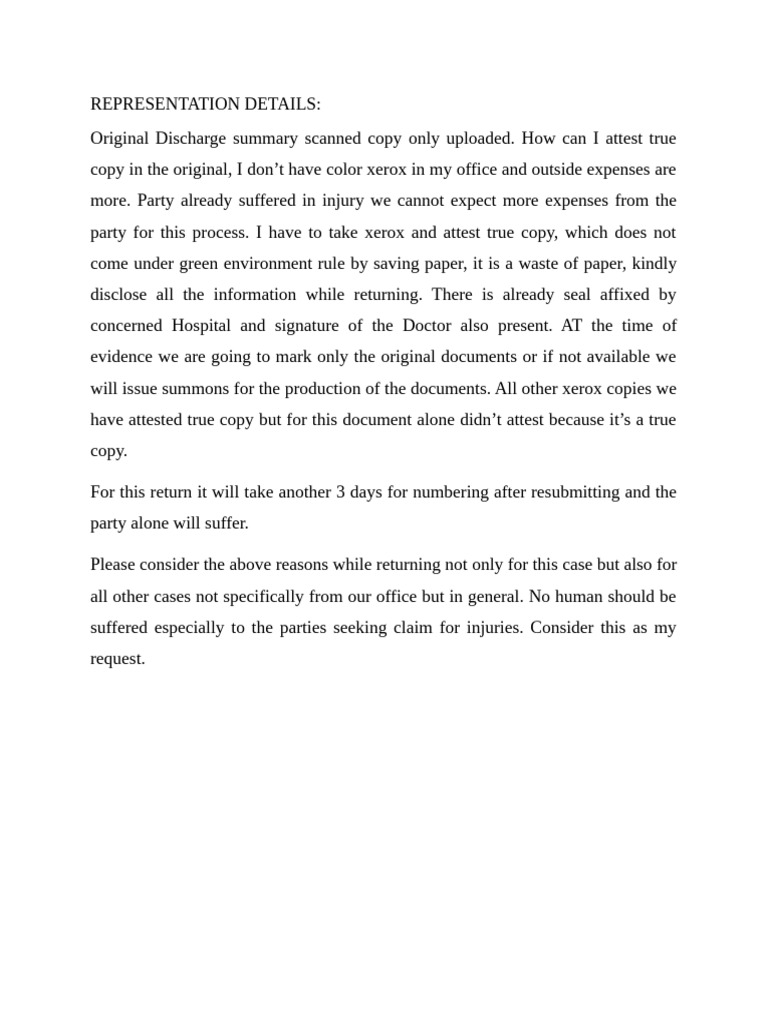 Representation Details | PDF