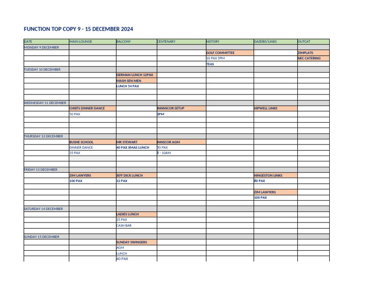 Function Sheet 9 - 15 Dec 2024 | PDF