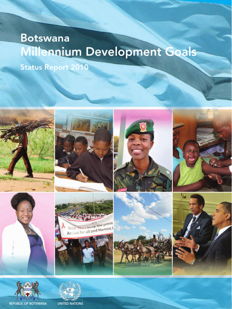 Botswana 2010 MDGs Progress Report | PDF | Millennium Development Goals ...