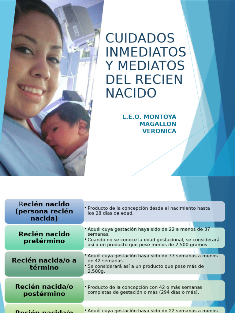 Cuidados Inmediatos y Mediatos Del RN | PDF | Infantes | Dormir