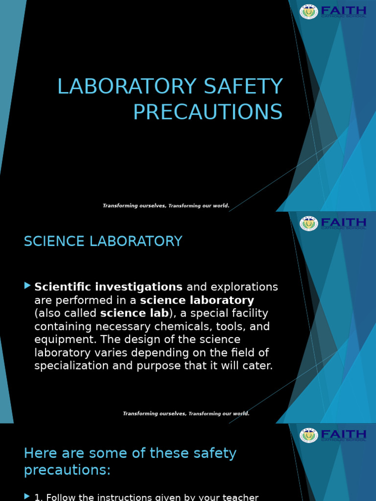 Laboratory Safety Precautions | PDF | Laboratories | Occupational ...