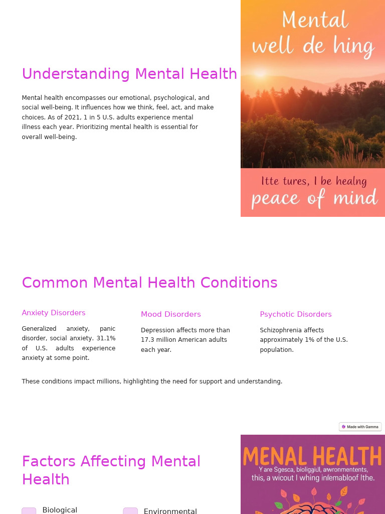 Essential Guide to Mental Health Awareness | PDF | Mental Disorder ...
