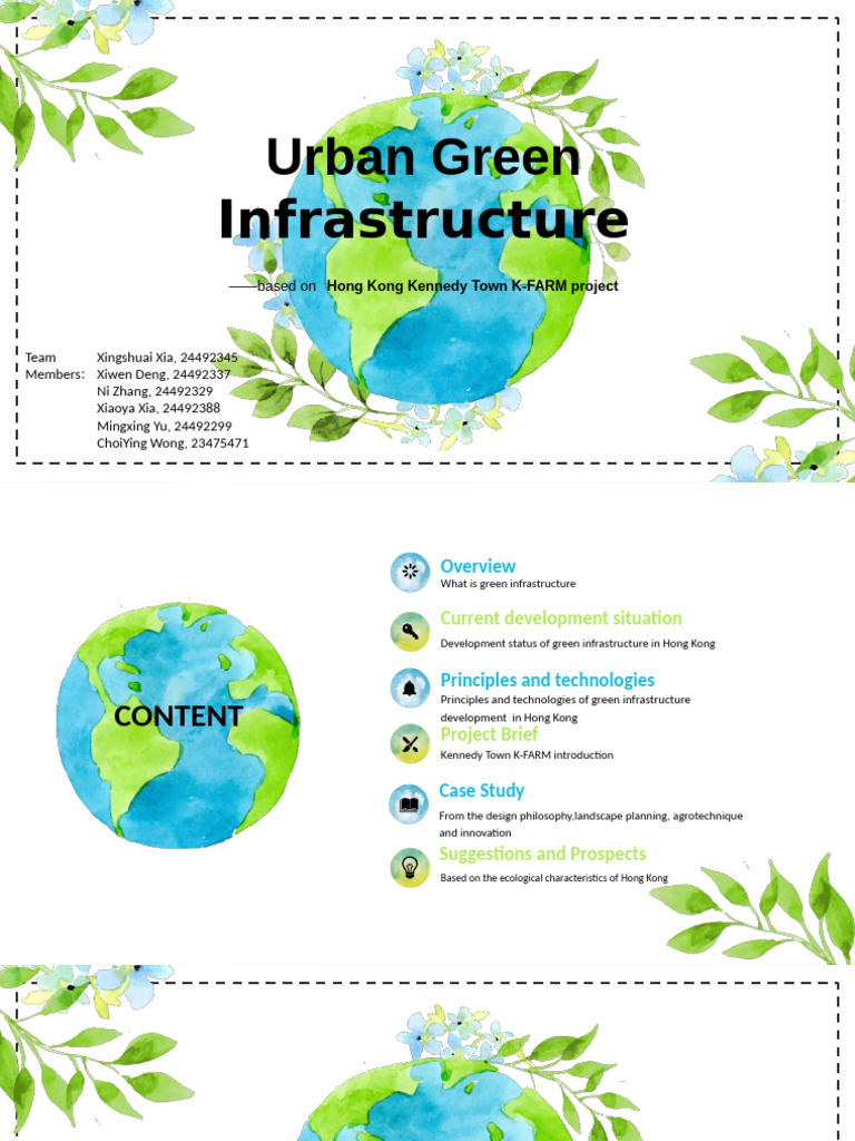EPHM7040 Green Infrastructure-1 | PDF | Agriculture | Sustainable ...