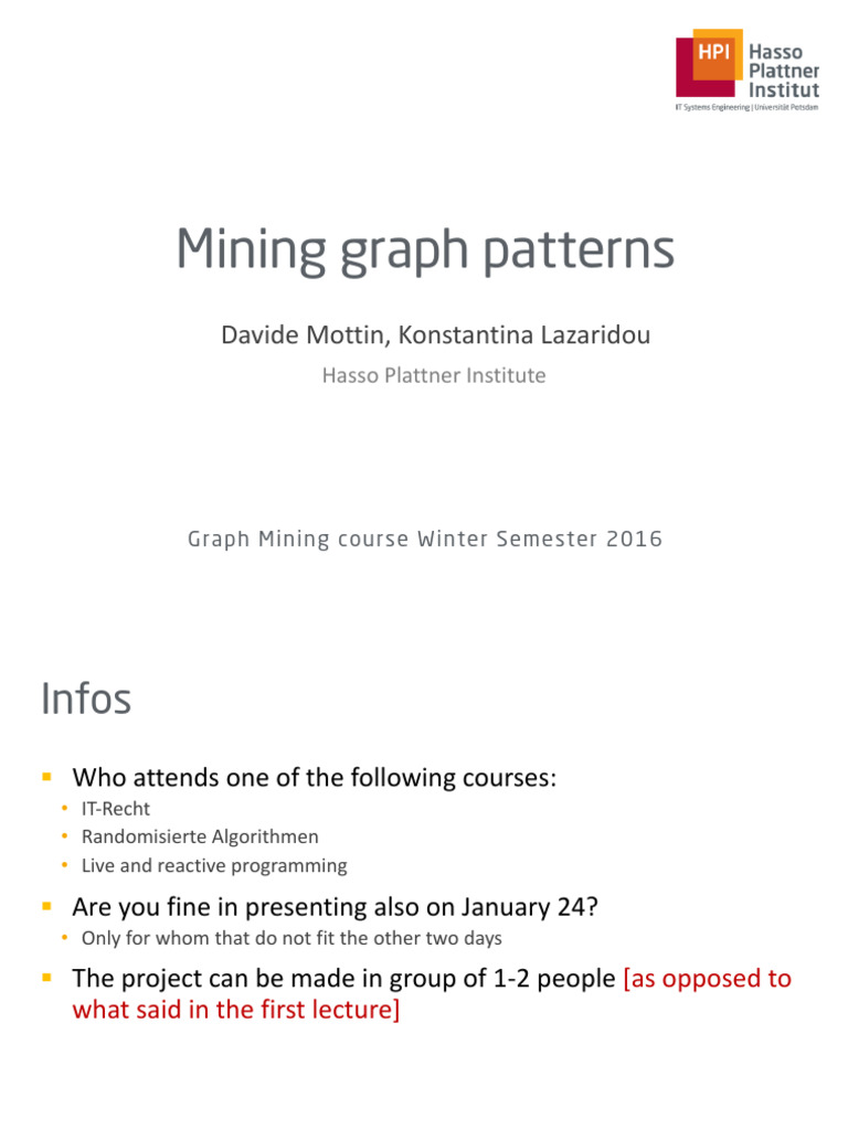 GraphMining 04 FrequentSubgraph | PDF | Graph Theory | Theoretical ...