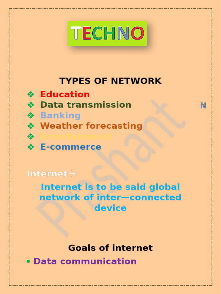 Types of Networks and Internet Connections | PDF