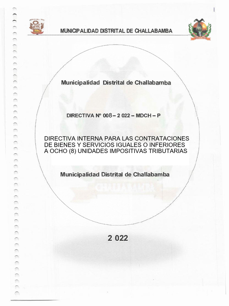 Caratula Dir 8 | PDF | Economias | Gobernancia