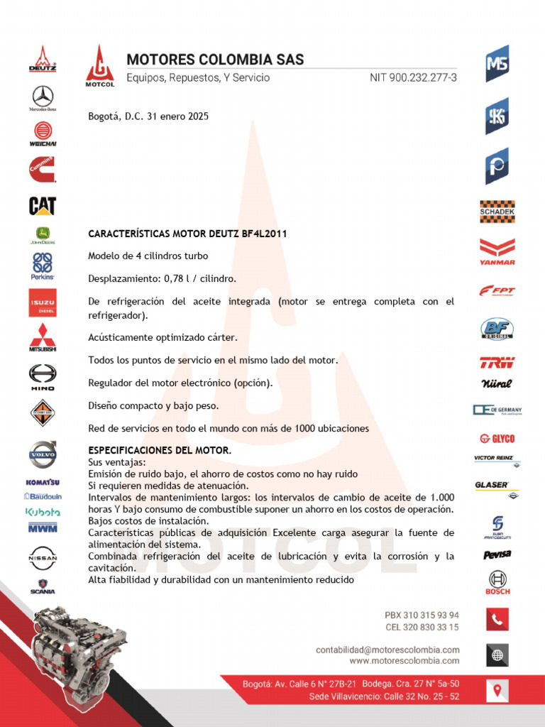 NUEVO - MOTCOL - BF4L2011.pdf JMS | PDF | Motores