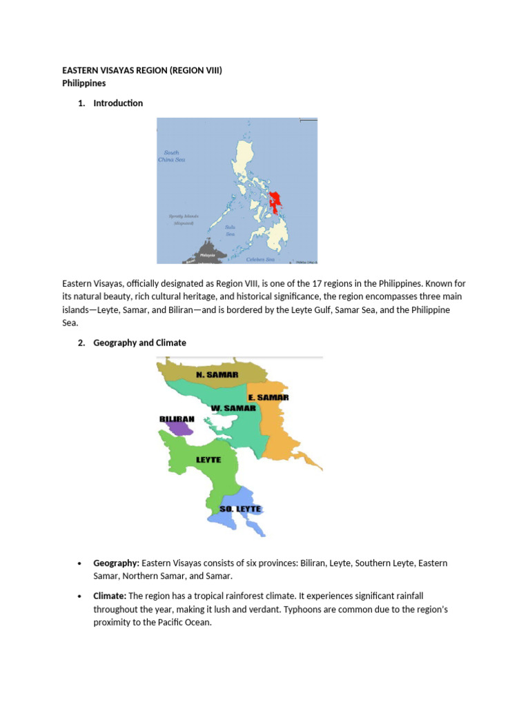 Chapter11 Eastern Visayas Region | PDF