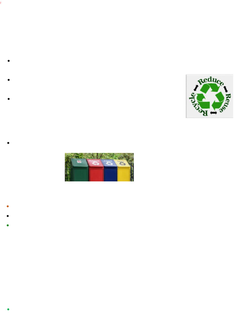 Waste Sorting and Recycling Guide | PDF