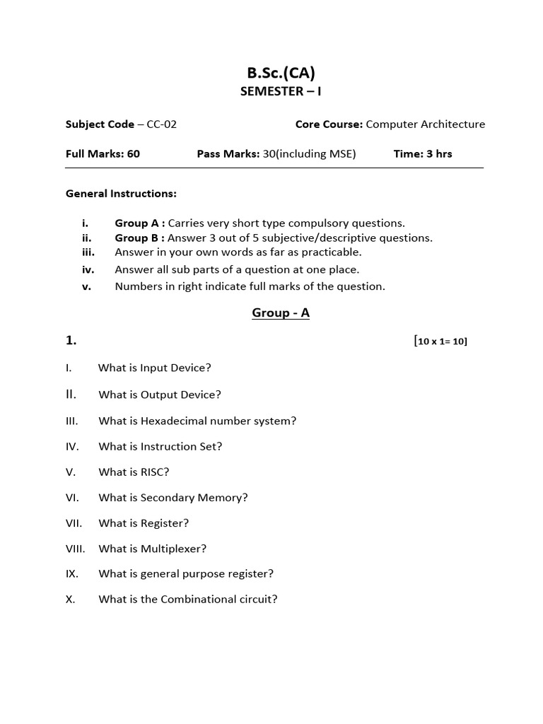 C2 PYQ End Sem 1 | PDF