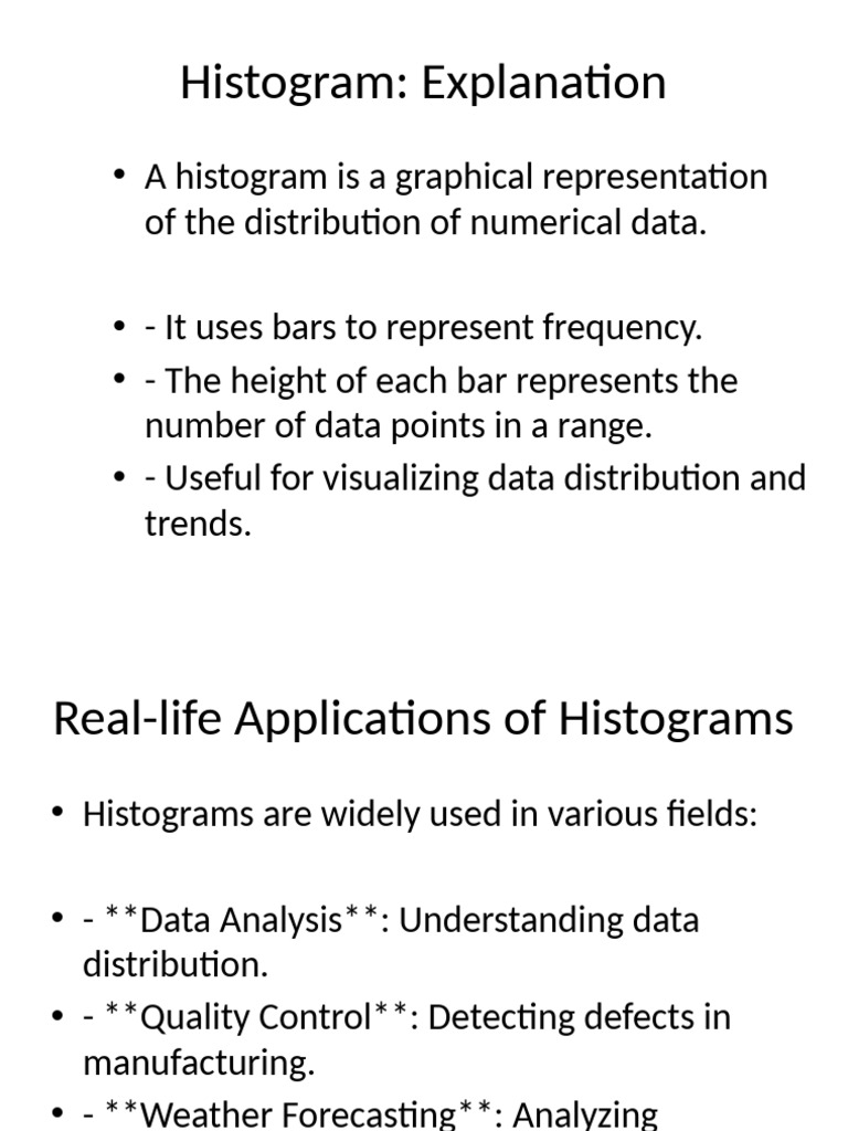 Real-Life Uses of Histograms | PDF