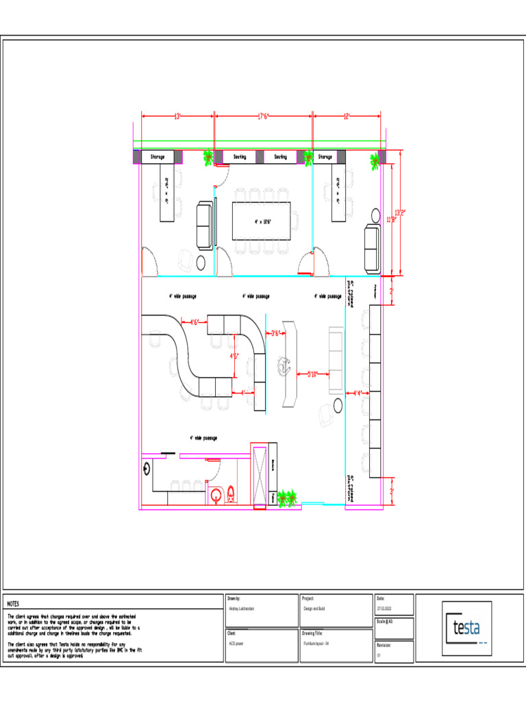 ACS Power Furniture Layout Plan | PDF