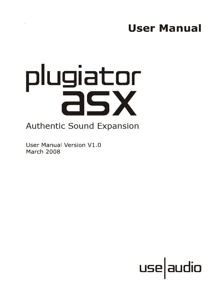 Plugiatorasx User Manual v100 | PDF | Installation (Computer Programs) | Window (Computing)