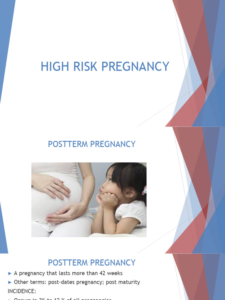High-Risk Pregnancy Complications Guide | PDF | Anemia | Childbirth