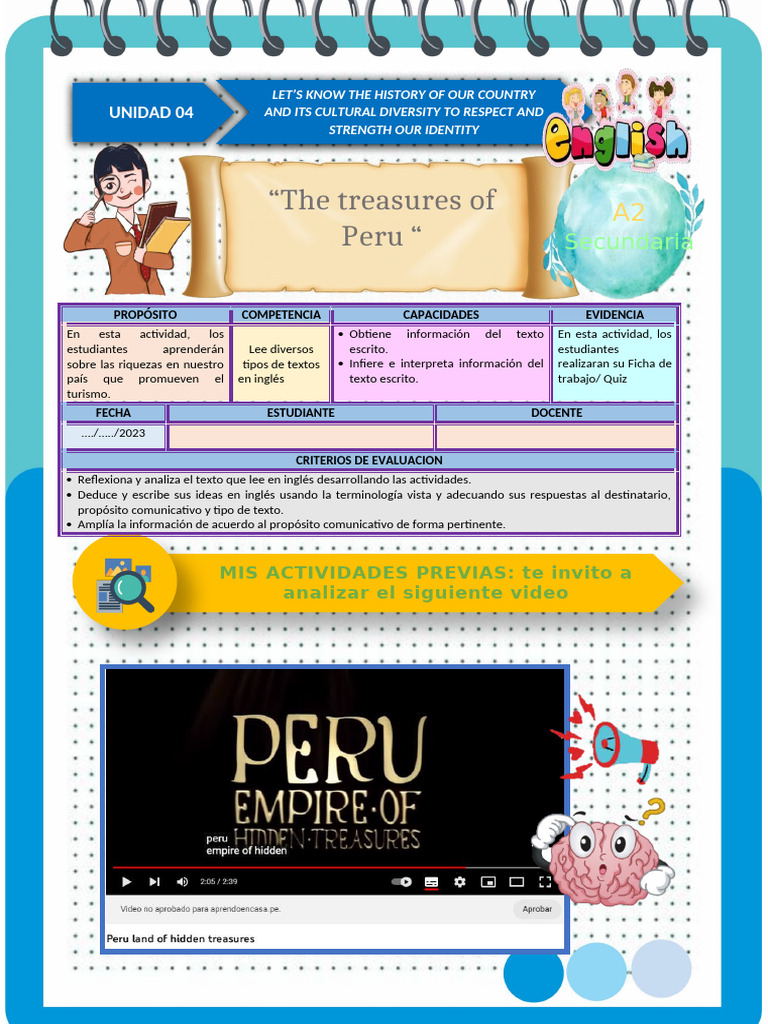 5°act 02-Ingles-U4 | PDF