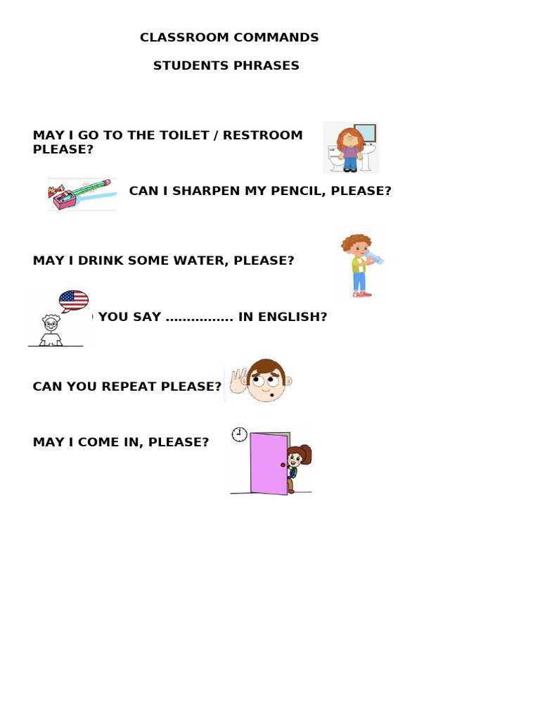 Commands Students | PDF