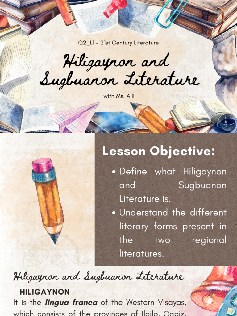 Q2 - L1-Hiligaynon and Sugbuanon Literature | PDF