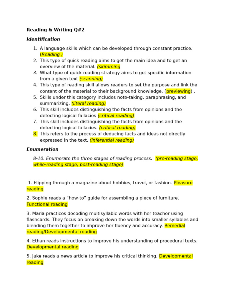 Quiz Example | PDF