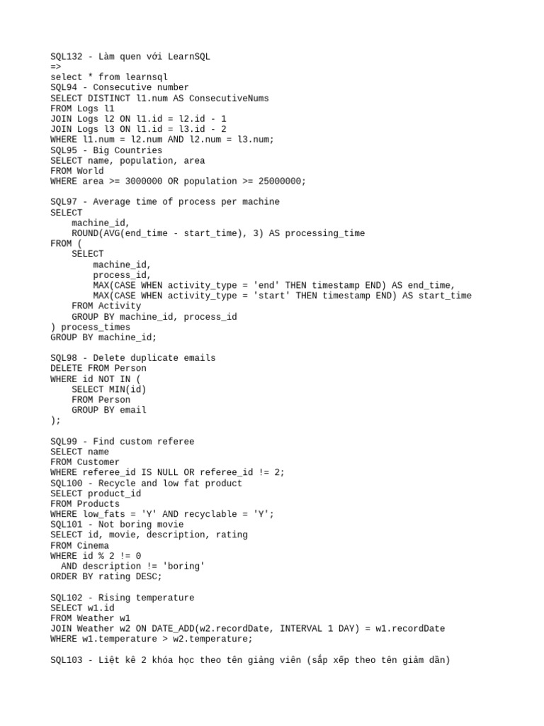 SQL Basics: Data Manipulation Techniques | PDF