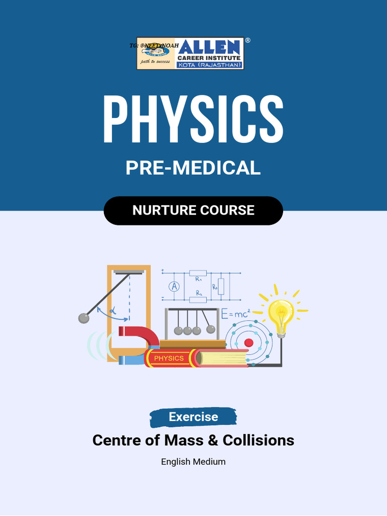 Centre of Mass & Collision | PDF | Mass | Center Of Mass