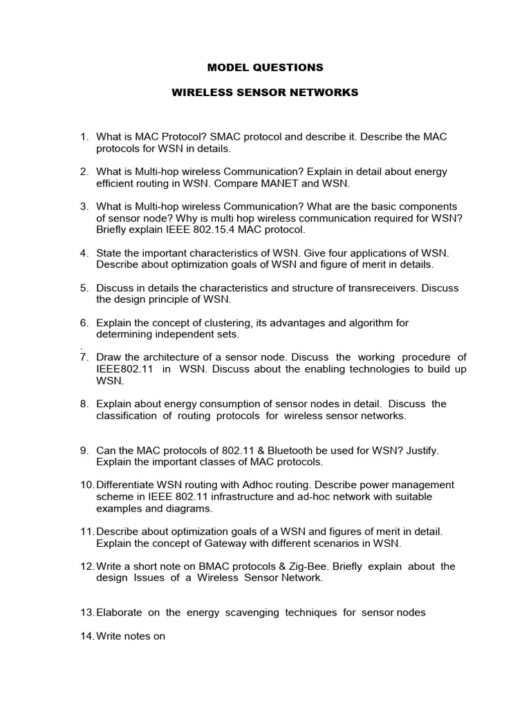 MODEL QUESTION | PDF