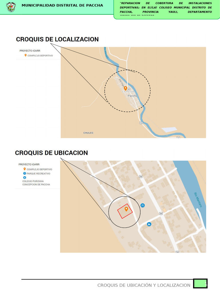 Croquis de Ubicacion y Localizacion | PDF